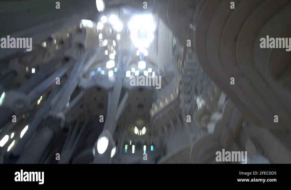 Sagrada Familia.Roman Catholic church in Barcelona, Spain by Antoni ...