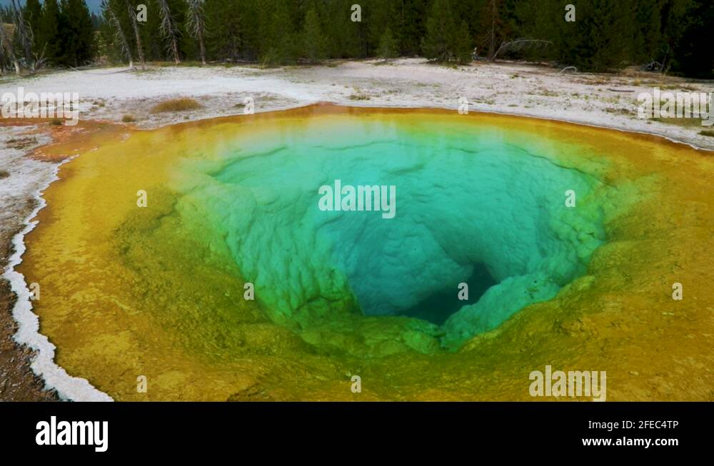Morning glory hot spring pool Stock Videos & Footage - HD and 4K Video ...