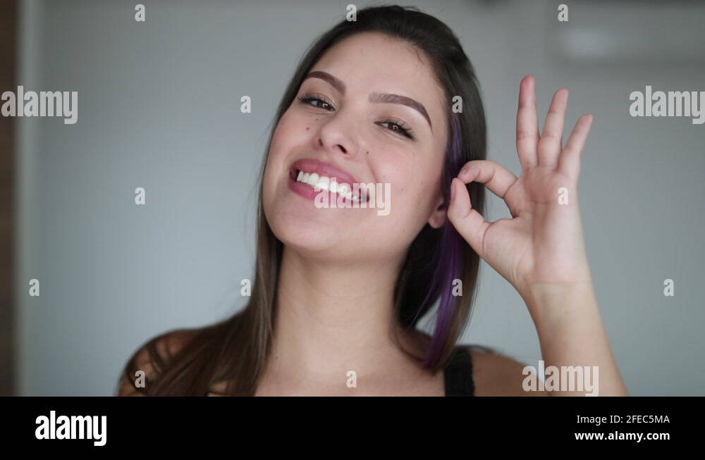 Ok sign hand woman Stock Videos & Footage - HD and 4K Video Clips - Alamy