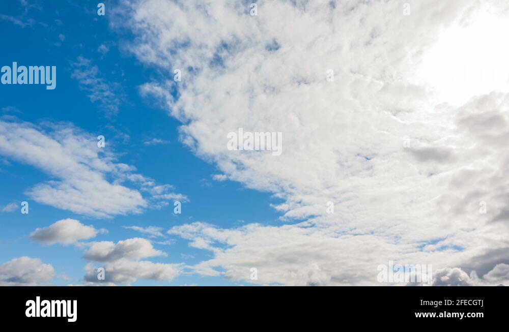 4K Time lapse, beautiful sky with clouds background, Sky with clouds ...