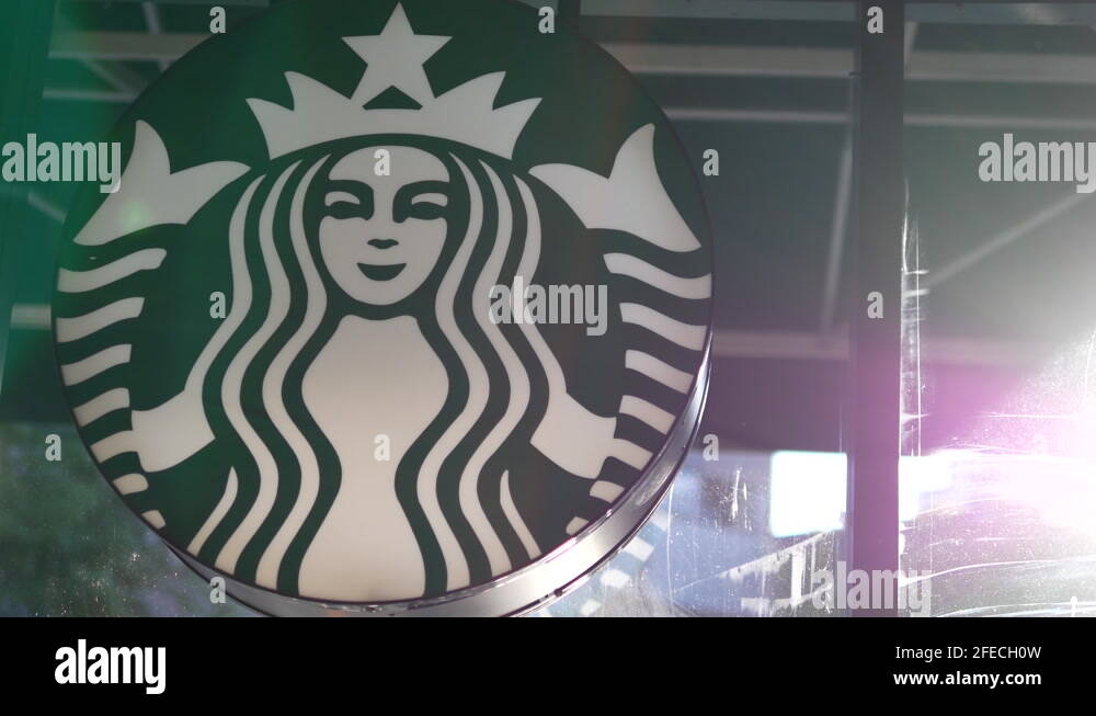 Starbucks store sign Stock Videos & Footage - HD and 4K Video Clips - Alamy