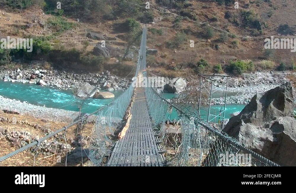 Footbridge over a gorge Stock Videos & Footage - HD and 4K Video Clips ...