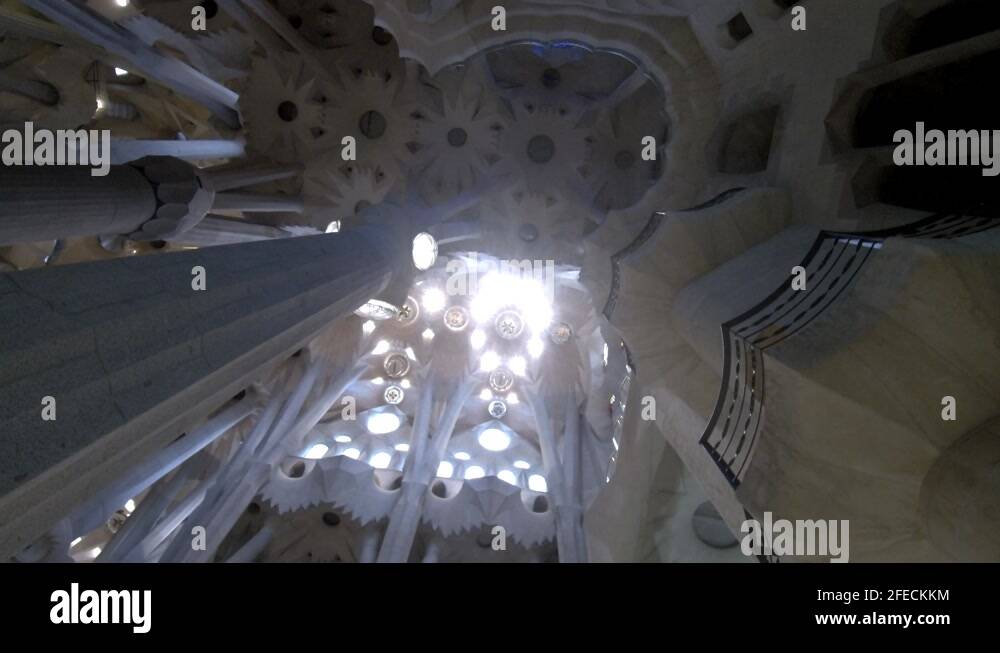 Sagrada Familia.Roman Catholic church in Barcelona, Spain by Antoni ...