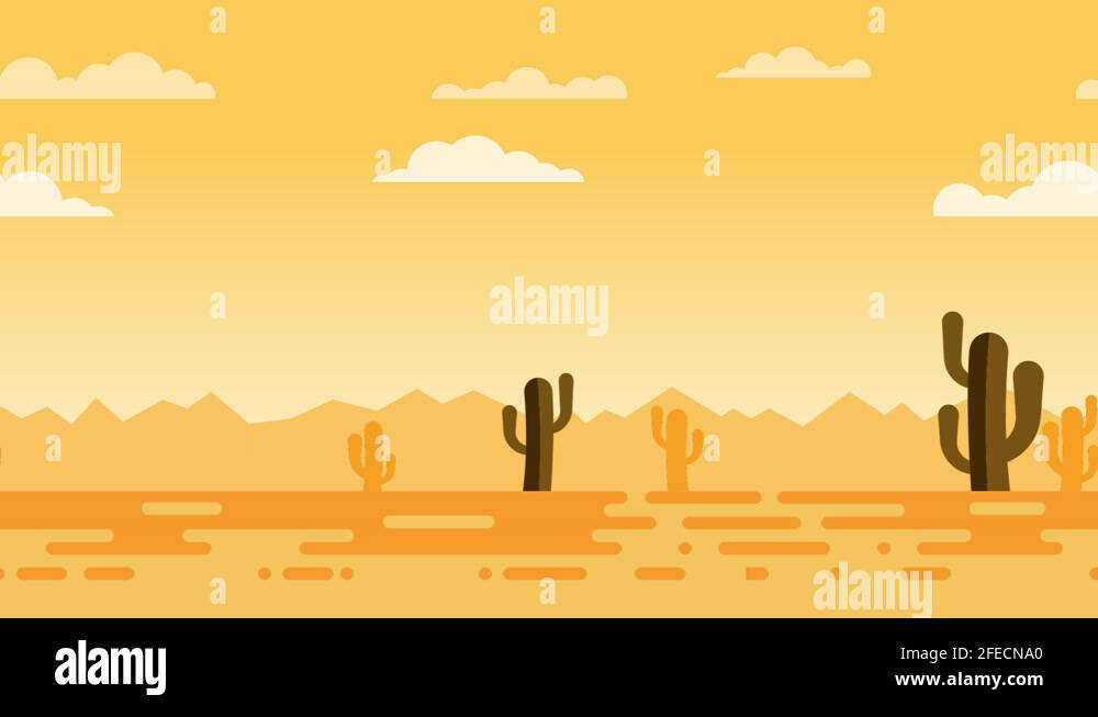 Cartoon desert landscape wild west Stock Videos & Footage - HD and 4K ...