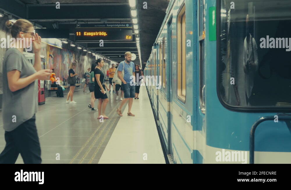 People waiting board arriving train Stock Videos & Footage - HD and 4K ...