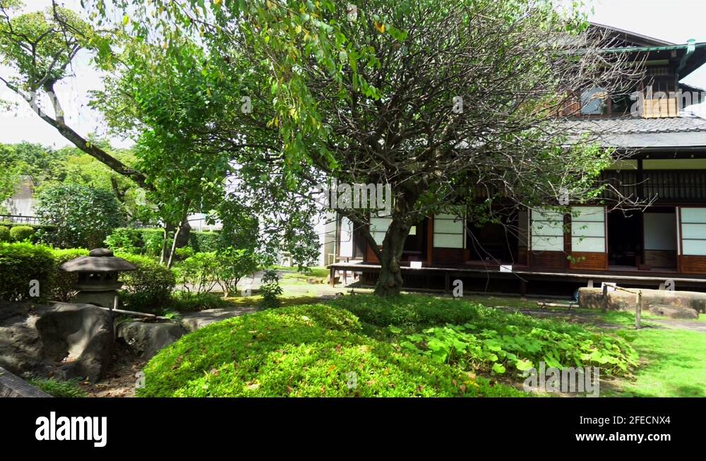 Backside of a traditional Japanese house from the Edo period (1603 ...