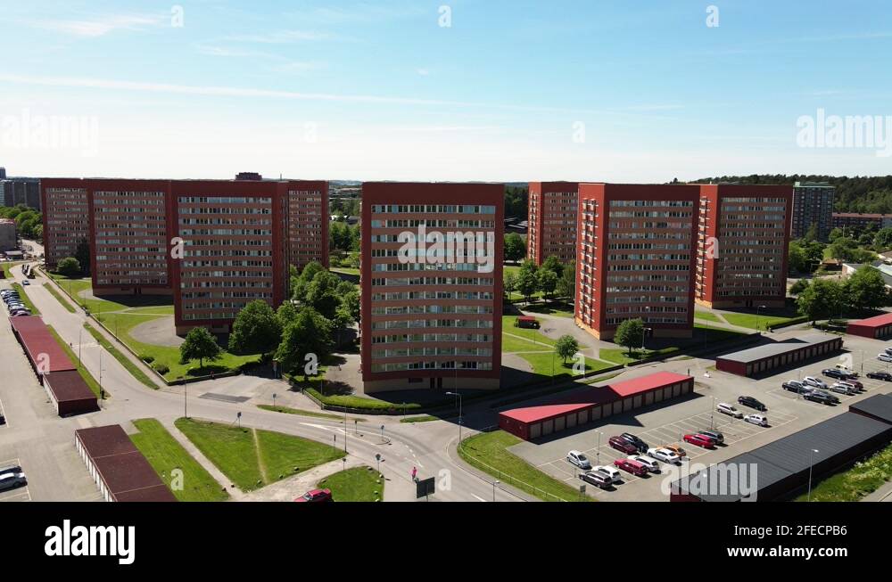 Contemporary row residential buildings Stock Videos & Footage - HD and ...
