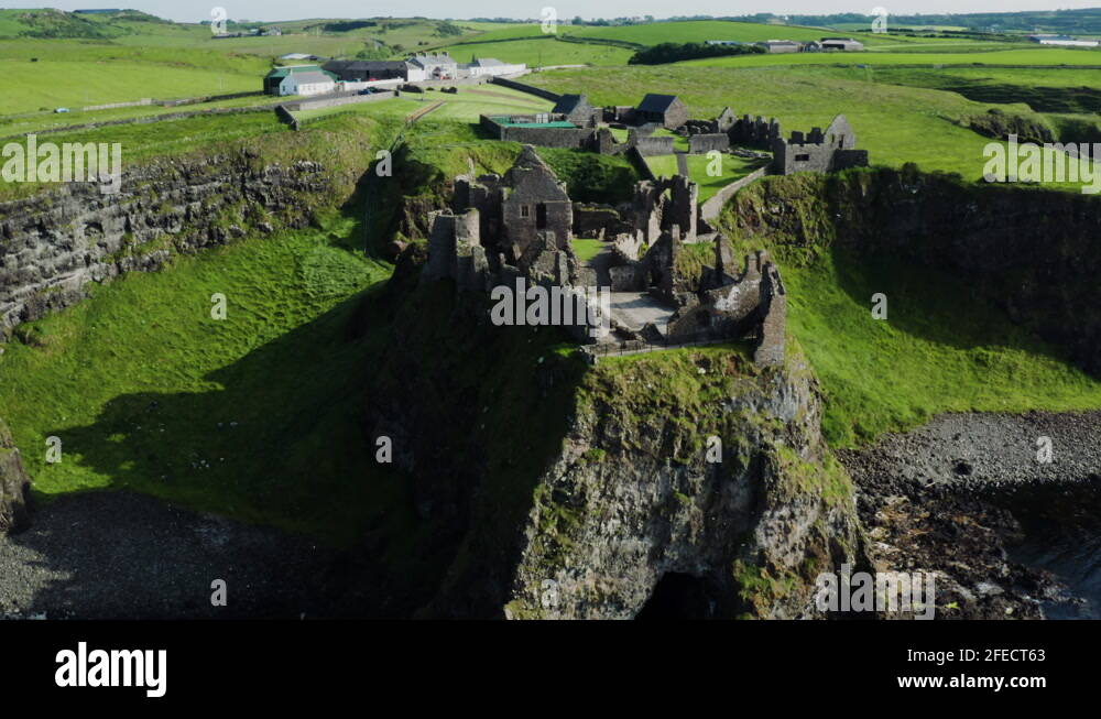 Ruins dunluce castle irish Stock Videos & Footage - HD and 4K Video ...
