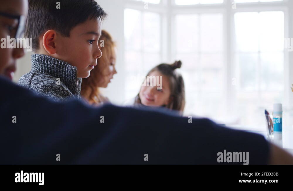 Children making craft Stock Videos & Footage - HD and 4K Video Clips ...