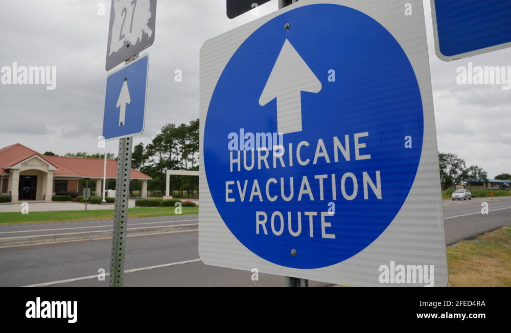 Hurricane evacuation sign Stock Videos & Footage - HD and 4K Video ...