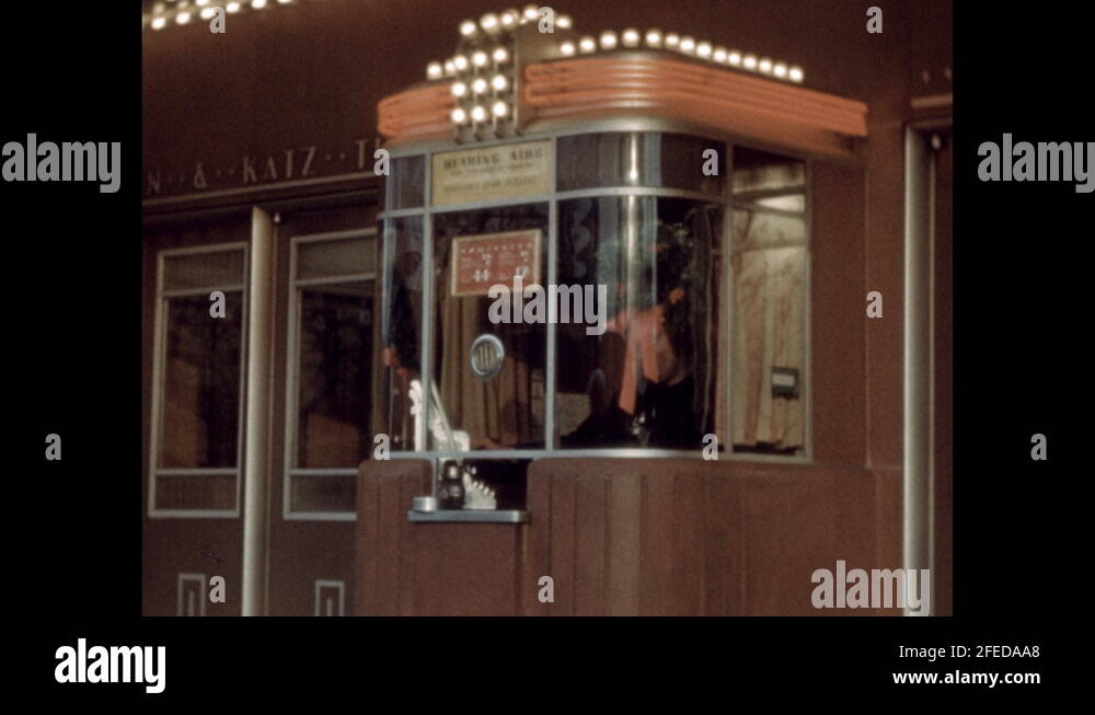 Vintage cinema ticket booth Stock Videos & Footage - HD and 4K Video ...