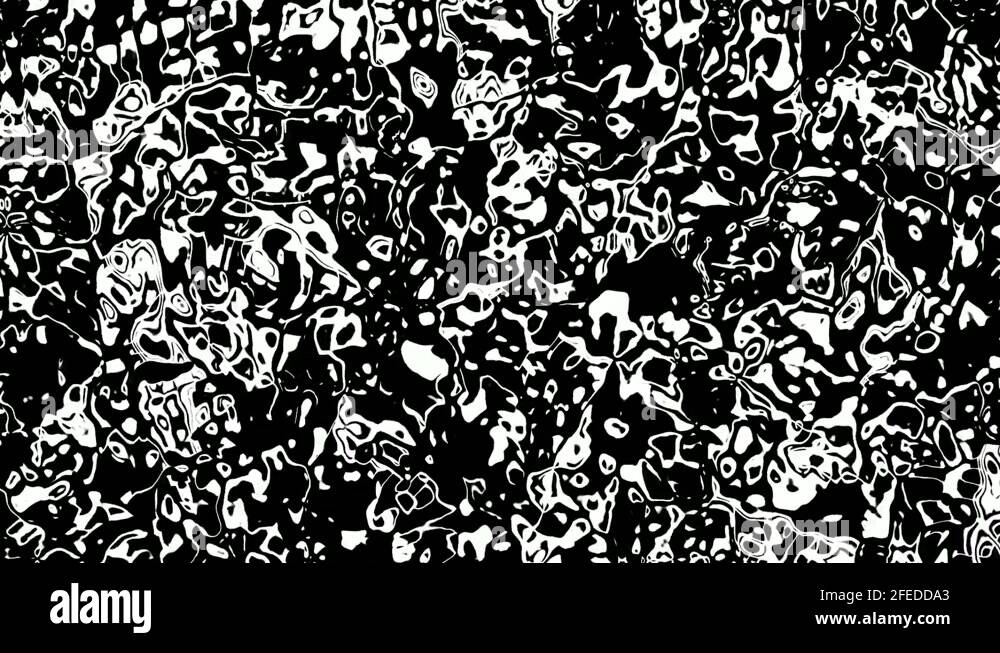 Animation of haphazard black and white patterns sliding and floating ...