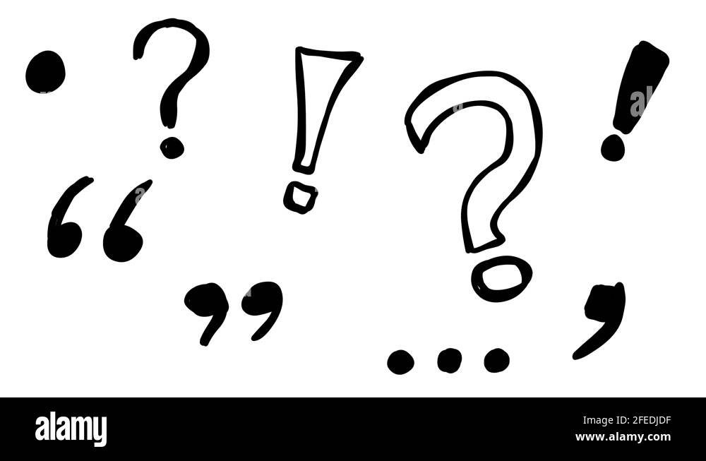 Punctuation marks vector Stock Videos & Footage - HD and 4K Video Clips ...
