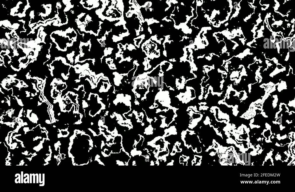 Animation of haphazard dark monochromatic zebra patterns sliding and ...