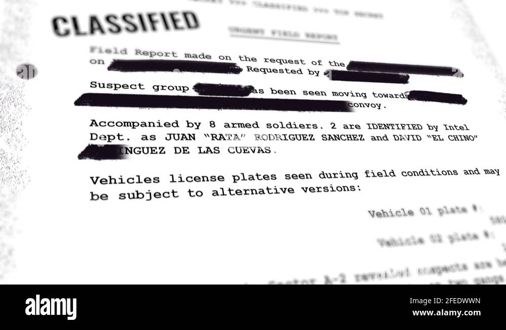 Blacked out document Stock Videos & Footage - HD and 4K Video Clips - Alamy