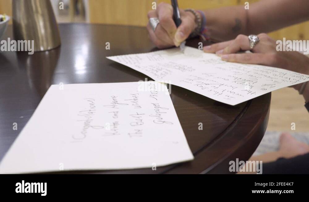 Letter writing table Stock Videos & Footage - HD and 4K Video Clips - Alamy
