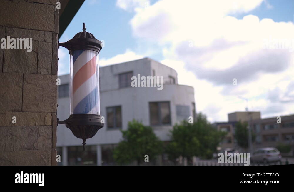 Barbers striped pole Stock Videos & Footage - HD and 4K Video Clips - Alamy