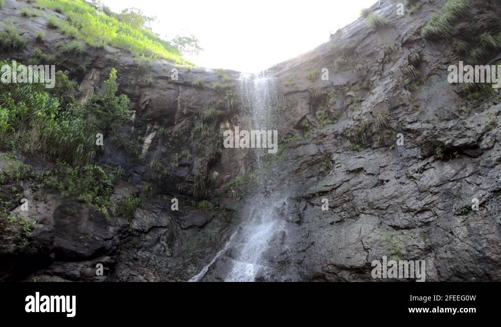 Fresh waterfalls of the tropical forest of Maharashtra State, India ...
