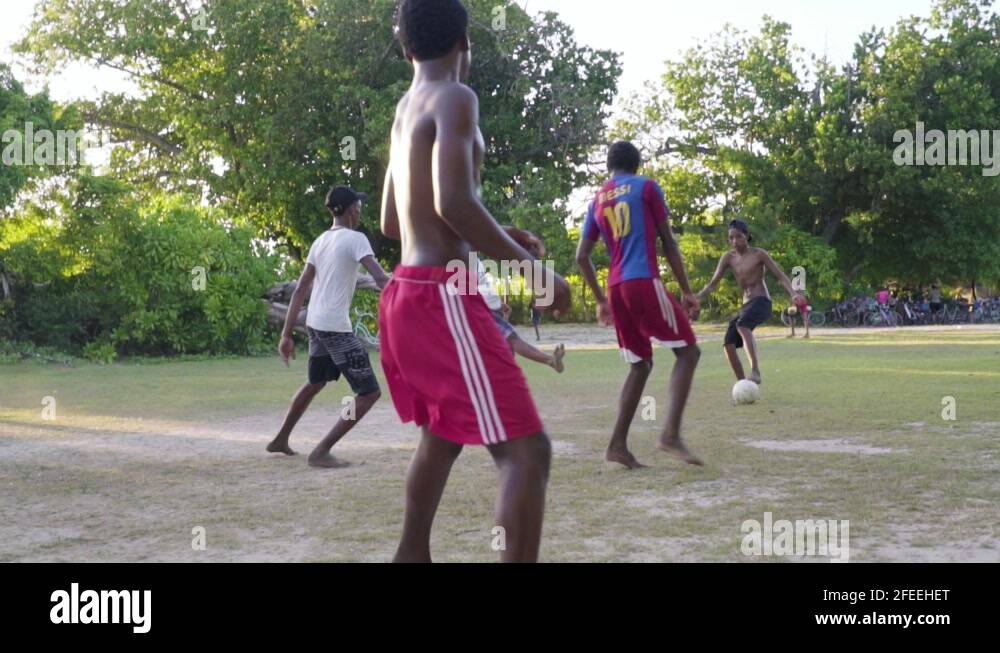 Boys playing soccer barefoot Stock Videos & Footage - HD and 4K Video ...