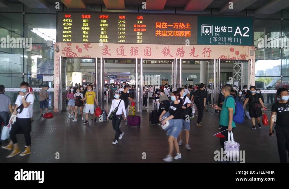 High speed railway shenzhen north station Stock Videos & Footage - HD ...