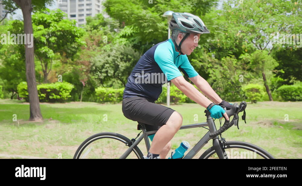 Elderly male cyclist cycling Stock Videos & Footage - HD and 4K Video ...