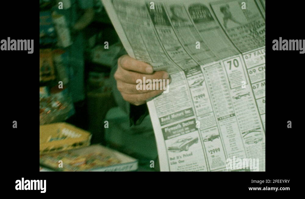 Reading newspapers 1970s Stock Videos & Footage - HD and 4K Video Clips ...