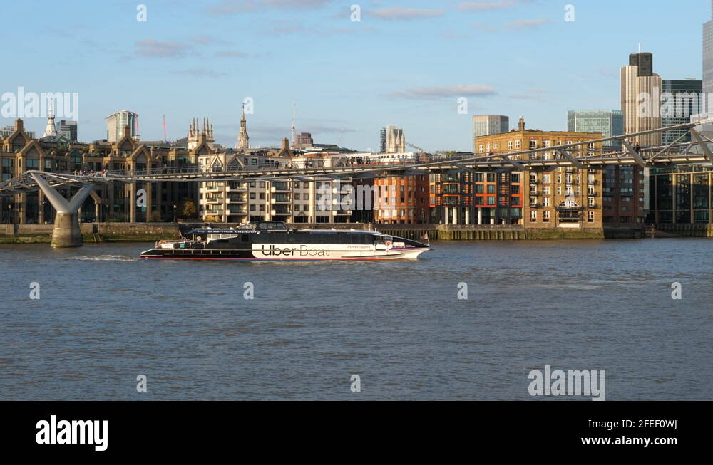 London bridge city uber boat pier Stock Videos & Footage - HD and 4K ...