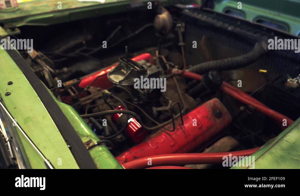 Classic car engine restoration Stock Videos & Footage - HD and 4K Video ...
