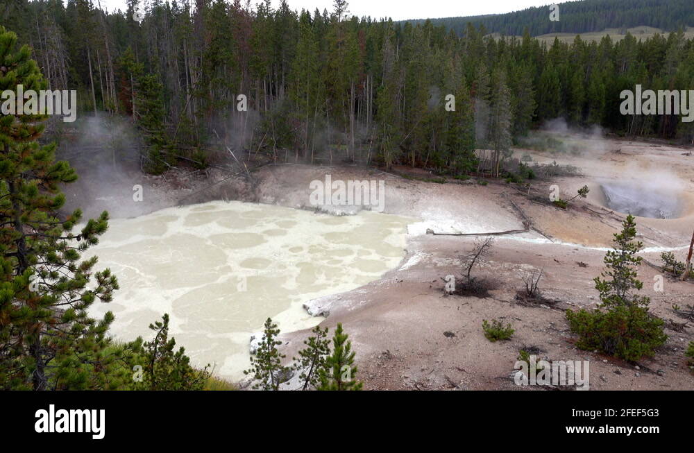 Yellowstone geothermal springs Stock Videos & Footage - HD and 4K Video ...