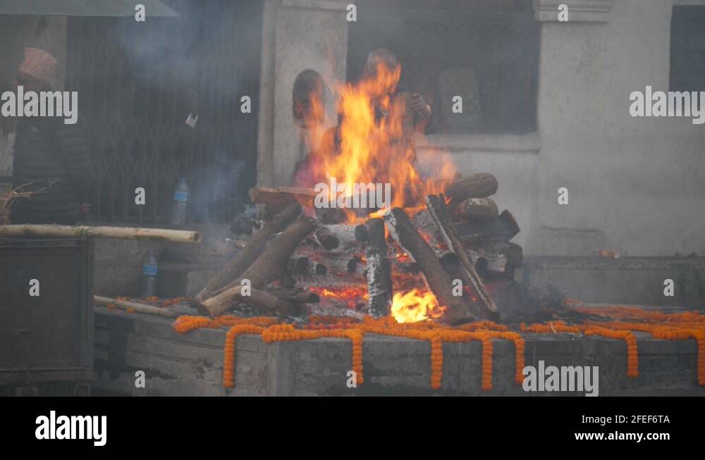 Death burning cremation fire pashupatinath Stock Videos & Footage - HD ...