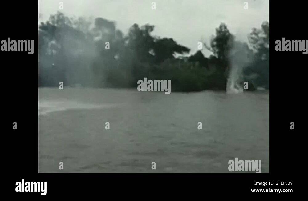 1968 Vietnam - Patrol boat firing weapon - Close Stock Video Footage ...