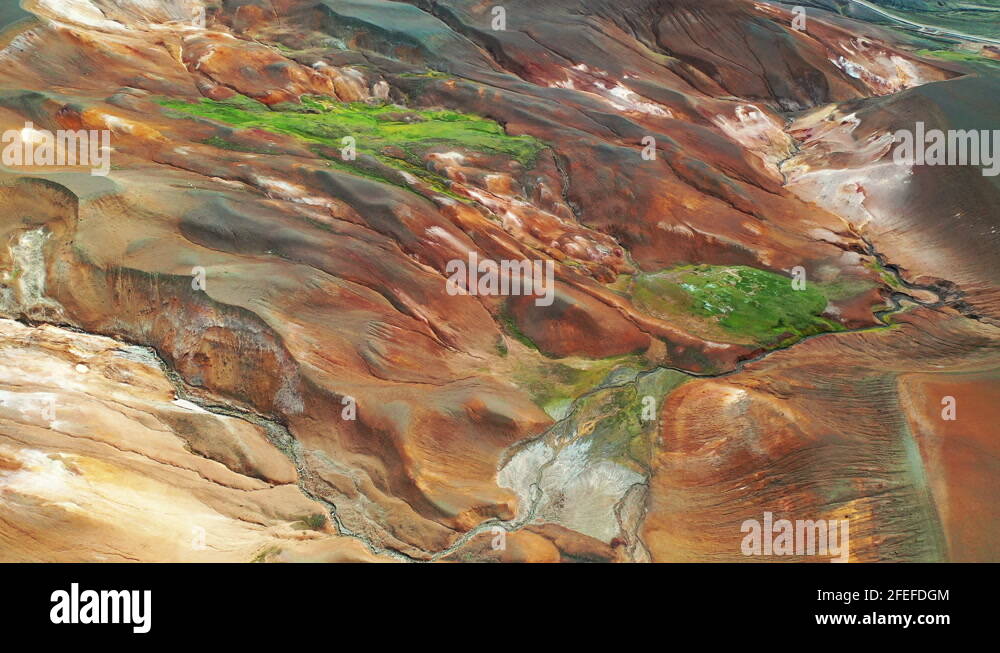 View of krafla and volcanic landscape Stock Videos & Footage - HD and ...