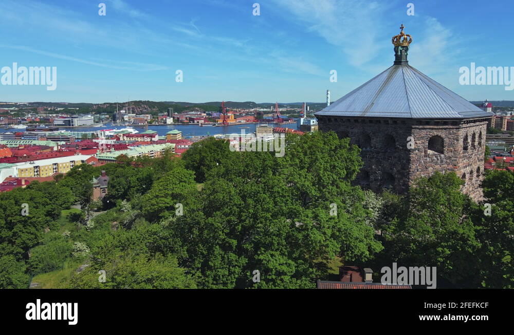 View Of Skansen Kronan, An Old Museum In The District Of Haga Of Stock ...
