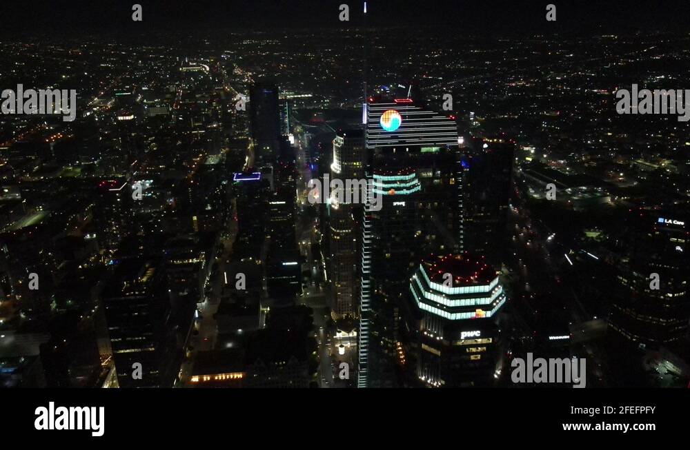 Los angeles night view skyline Stock Videos & Footage - HD and 4K Video ...