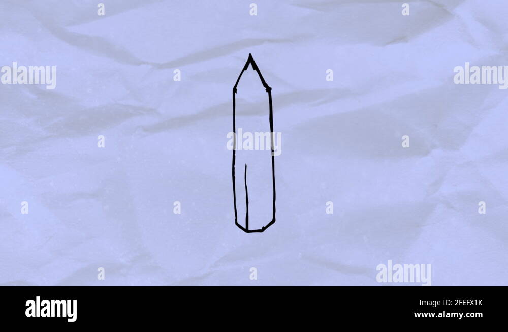 Crumpled writing paper illustration Stock Videos & Footage - HD and 4K ...