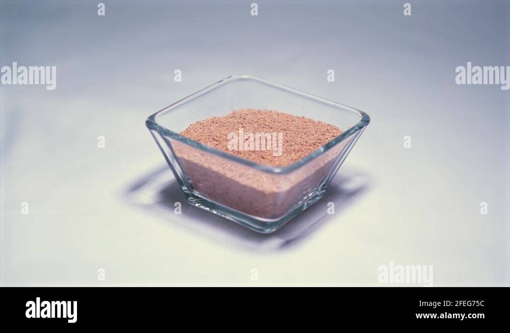 Parched grounded corn, known as Chillibibi from Trinidad and Tobago or ...