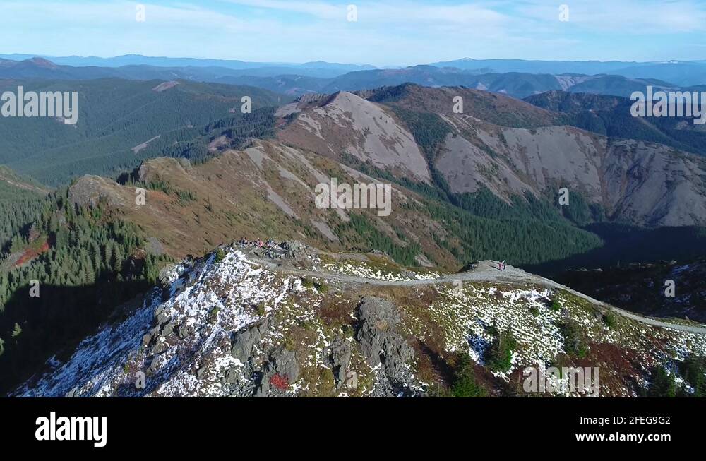 Pacific northwest mountain range aerial Stock Videos & Footage - HD and ...