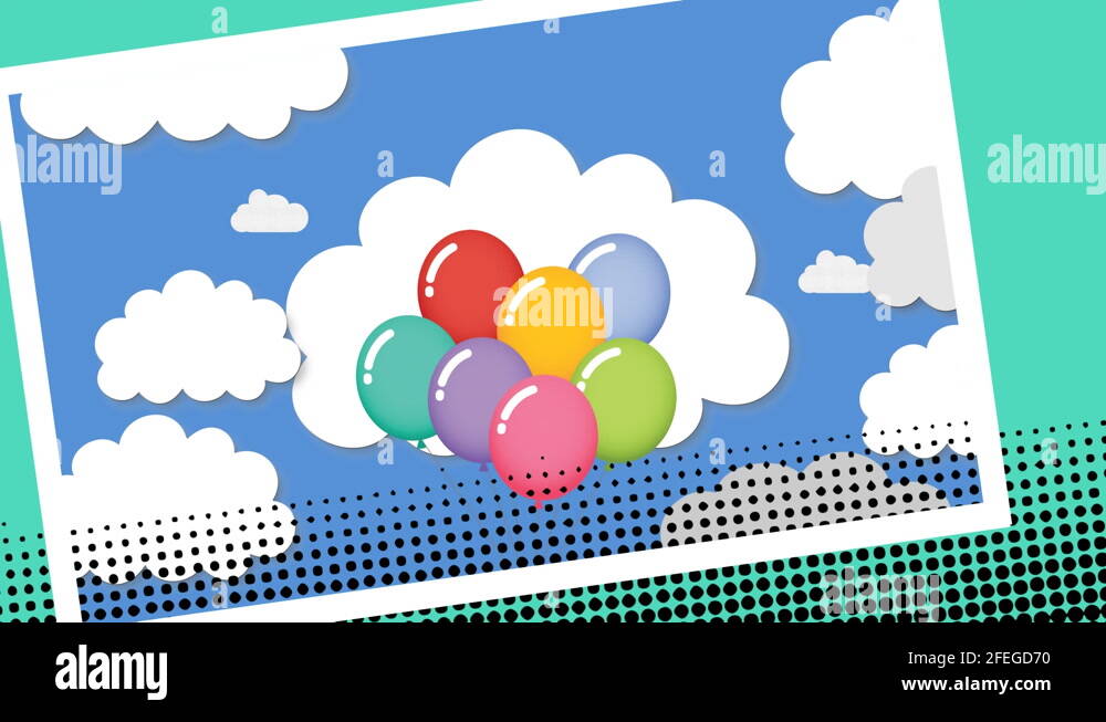 Square balloon frame Stock Videos & Footage - HD and 4K Video Clips - Alamy