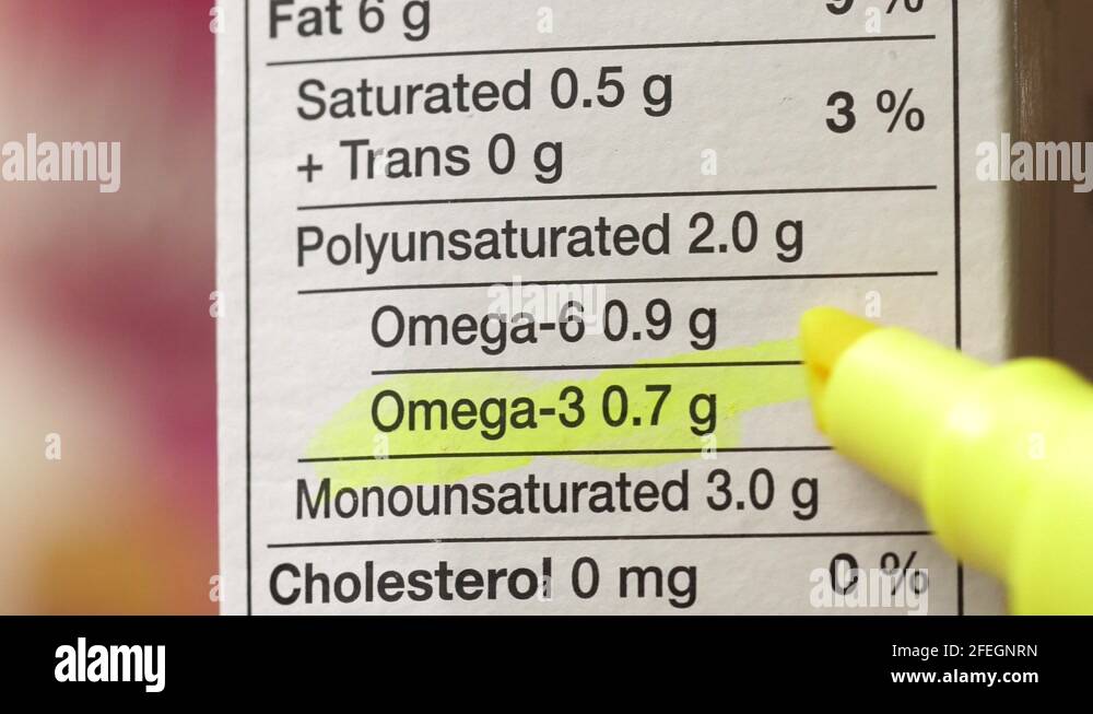 Omega 3 label Stock Videos & Footage - HD and 4K Video Clips - Alamy