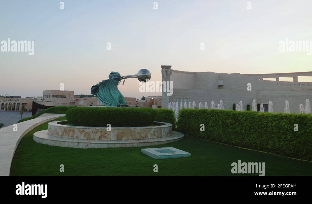 Statue cultural village doha qatar Stock Videos & Footage - HD and 4K ...