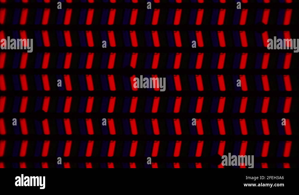 Seamless LCD display under microscope Stock Video Footage - Alamy