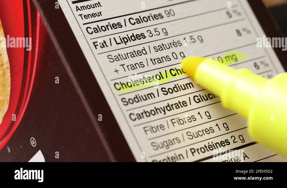 Cholesterol label Stock Videos & Footage - HD and 4K Video Clips - Alamy