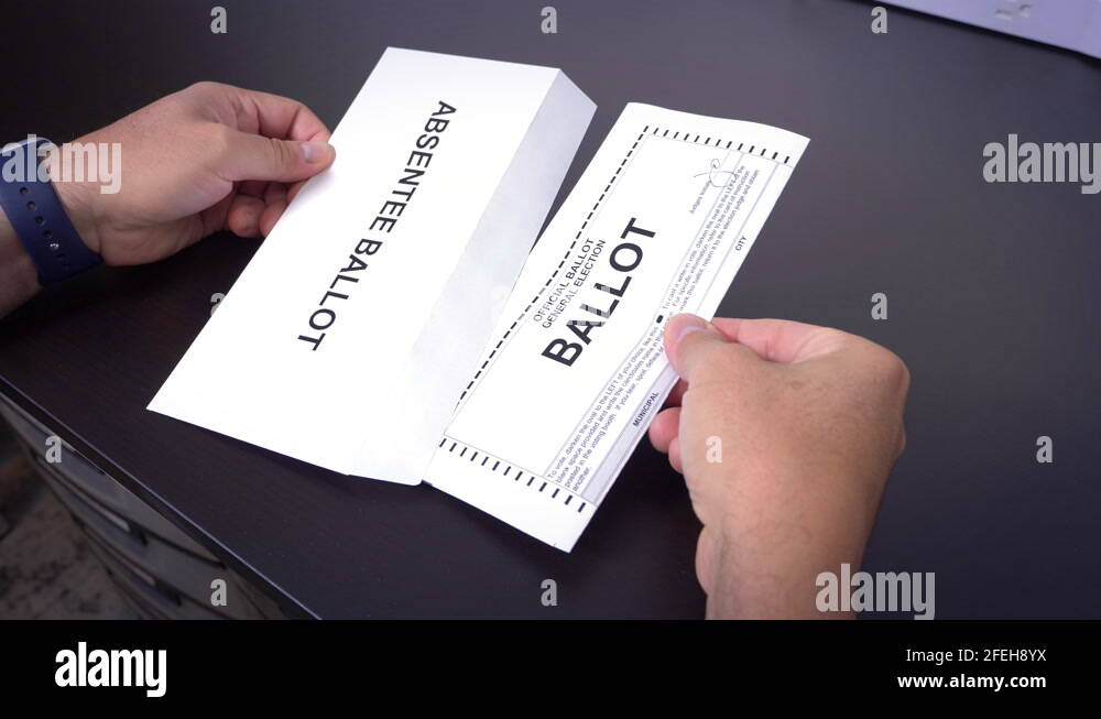 Absent voter ballot application Stock Videos & Footage - HD and 4K ...