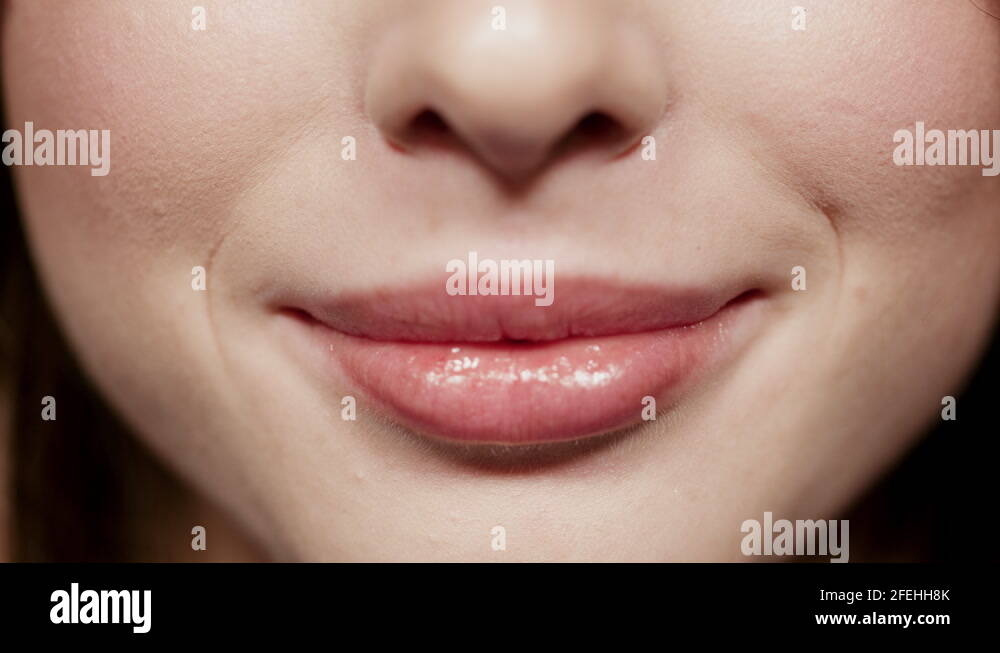 Beauty mouth lips closeup girl nose Stock Videos & Footage - HD and 4K ...
