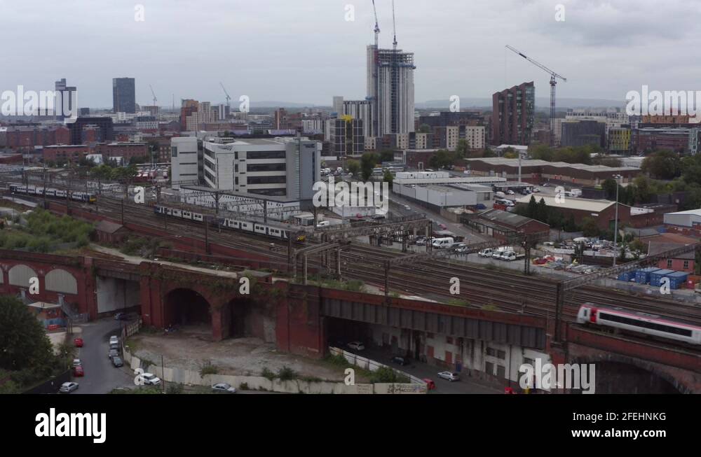Manchester railway aerial Stock Videos & Footage - HD and 4K Video ...