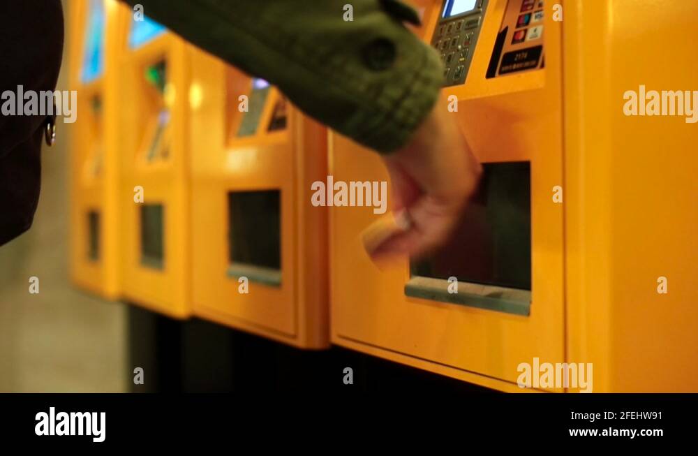 Man using train ticket machine Stock Videos & Footage - HD and 4K Video ...