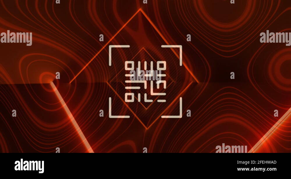 Qr code scanner neon elements Stock Videos & Footage - HD and 4K Video ...