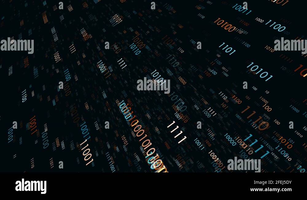 Binary numbersing background with beautiful text color combination ...