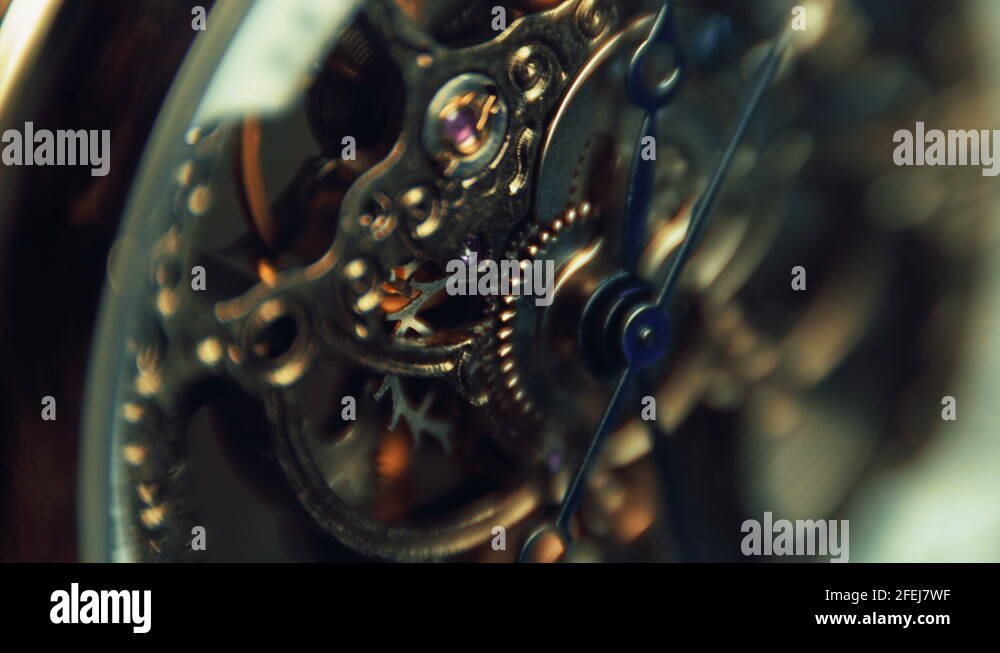 Internal structure, gear mechanism inside a beautiful expensive ...