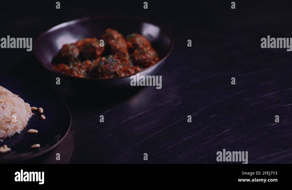 Healthy rice vermicelli bowl dish Stock Videos & Footage - HD and 4K ...